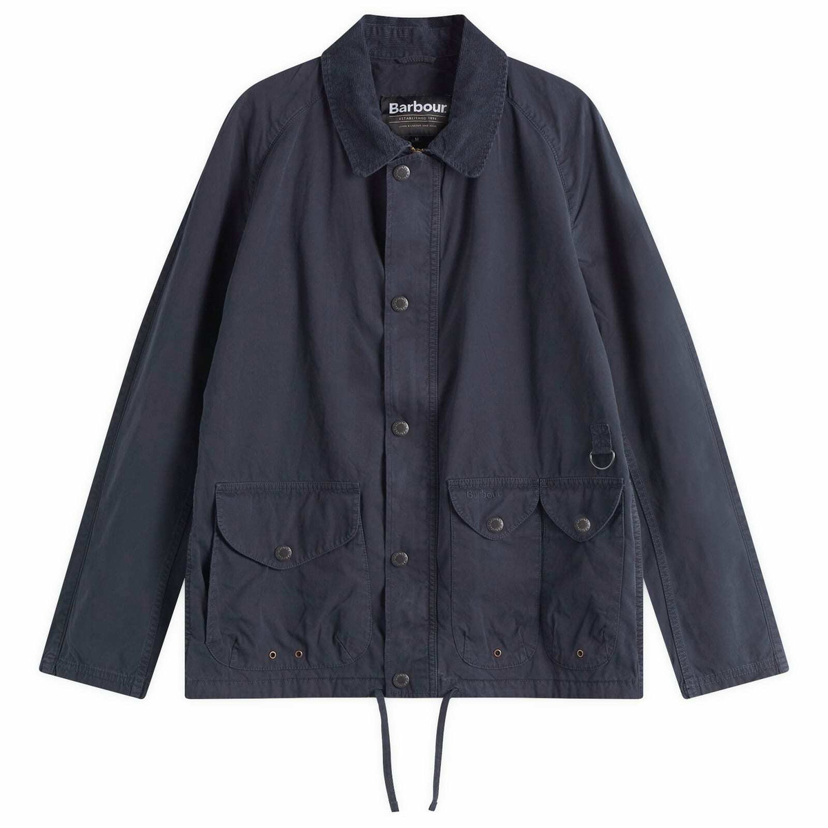 Barbour Men's Utility Casual Chore Jacket in Navy Barbour
