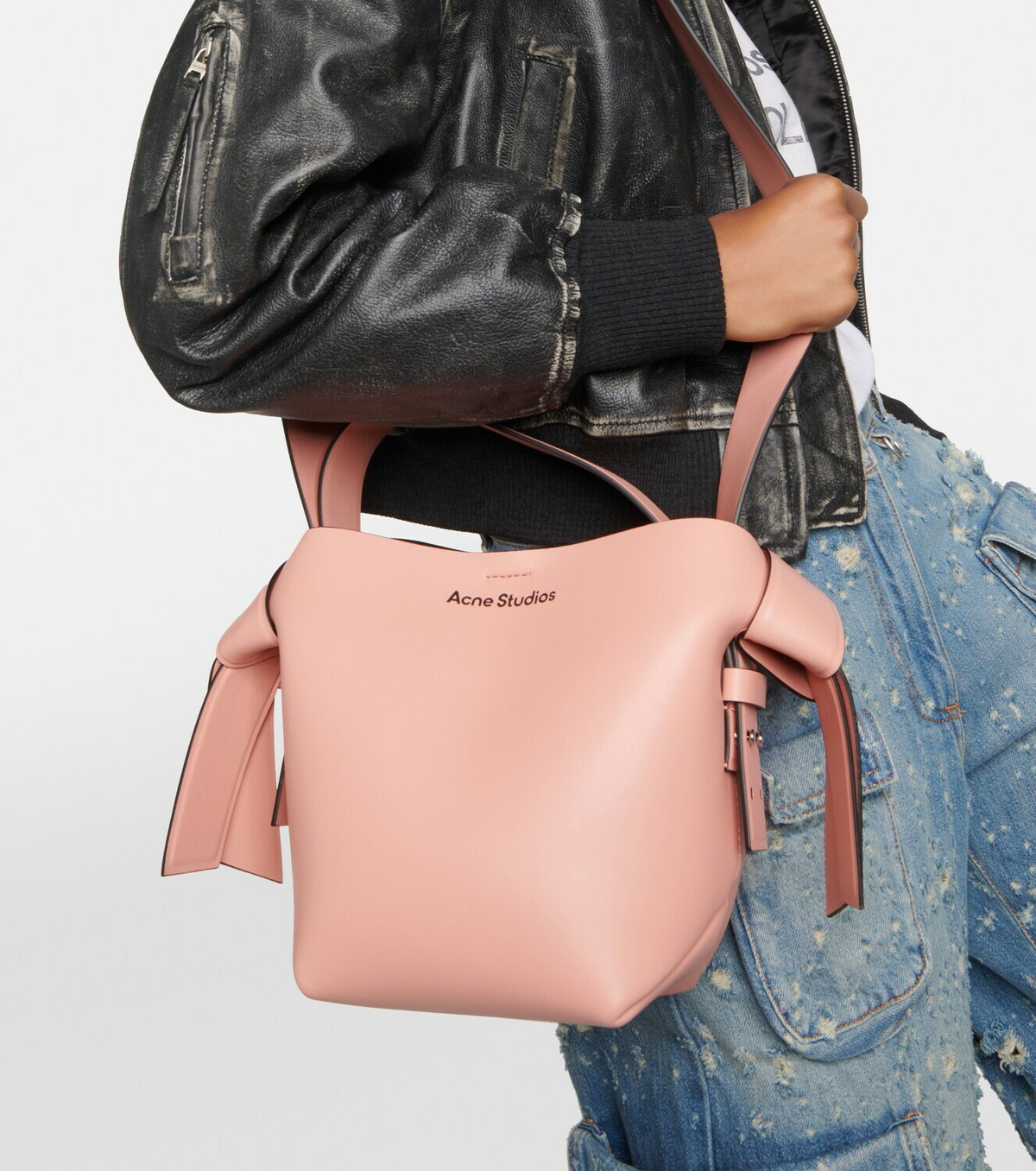 Acne Studios Musubi Mini leather shoulder bag Acne Studios