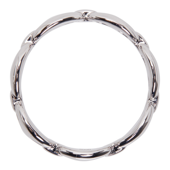 Tom Wood Silver Bean Ring Tom Wood