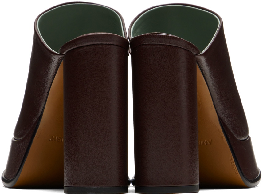 AMBUSH Brown Platform Mules Ambush