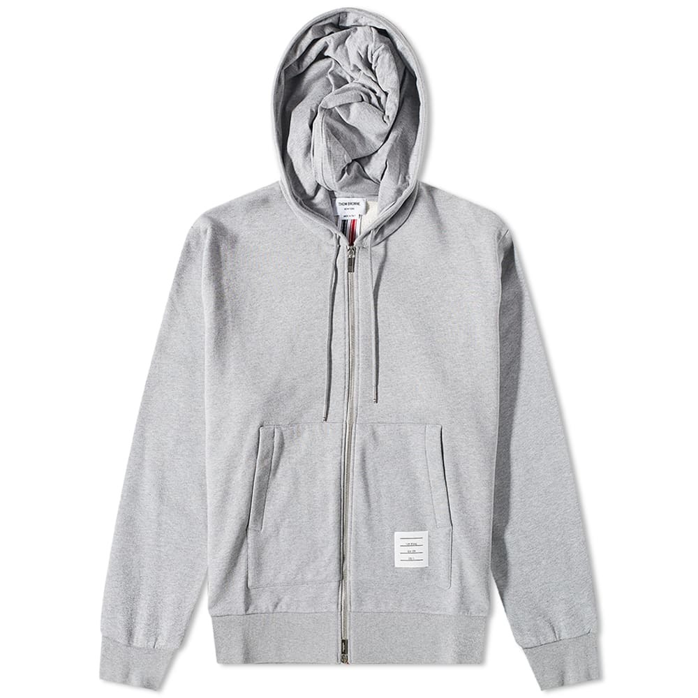 Thom Browne Men's Back Stripe Hoody in Navy Thom Browne