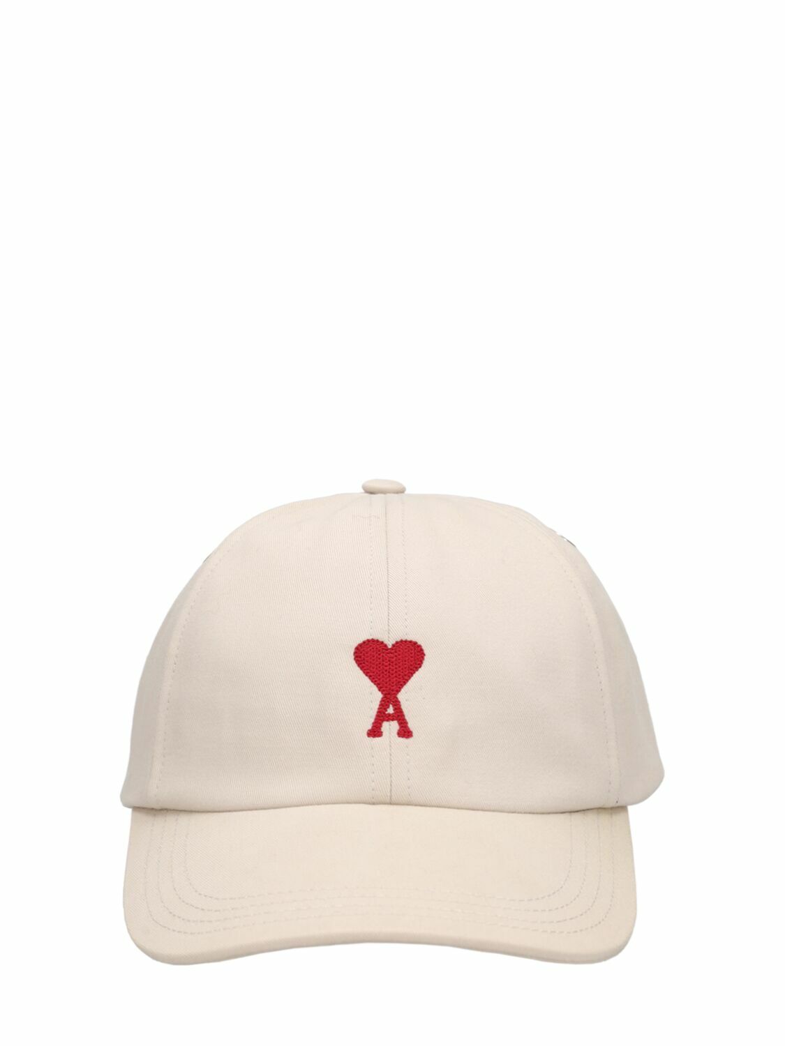 AMI PARIS - Red Adc Embroidery Cap AMI