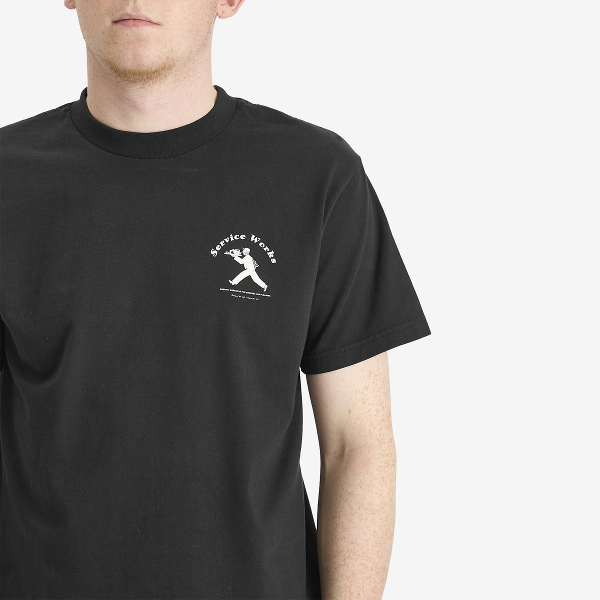 Service Works Men's Waiter T-Shirt in Black Service Works