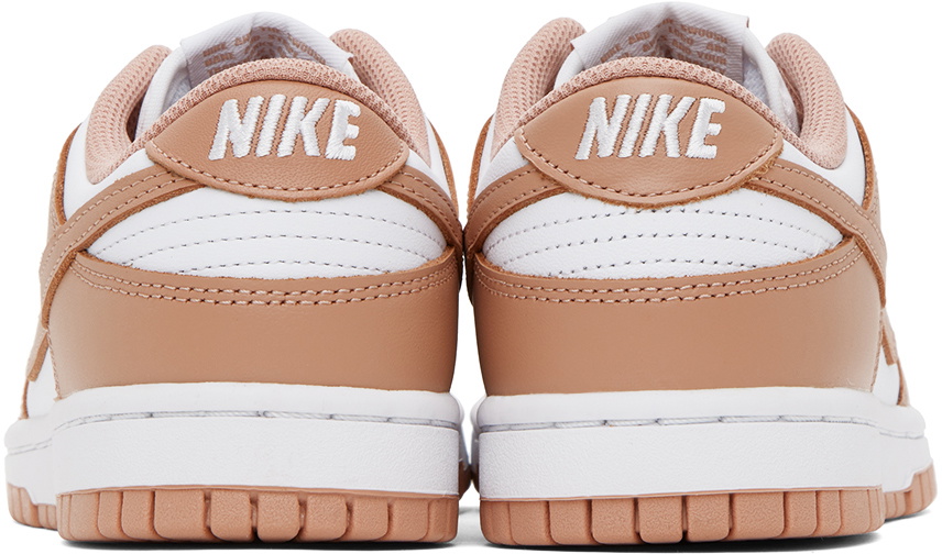 Nike White & Beige Dunk Low By You Sneakers Nike