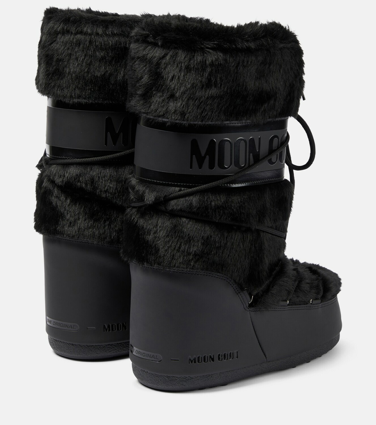Moon Boot Icon faux fur-trimmed snow boots Moon Boot