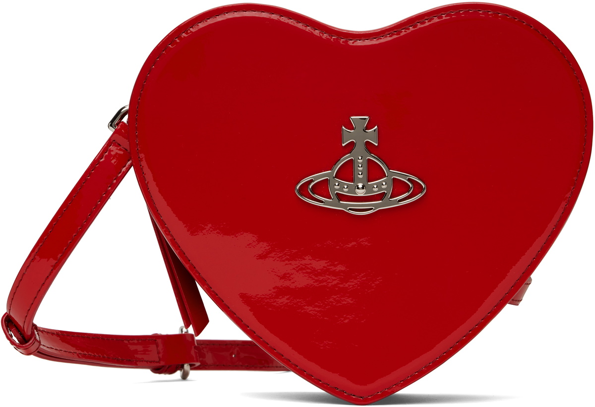 Vivienne Westwood Red Louise Heart Crossbody Bag Vivienne Westwood