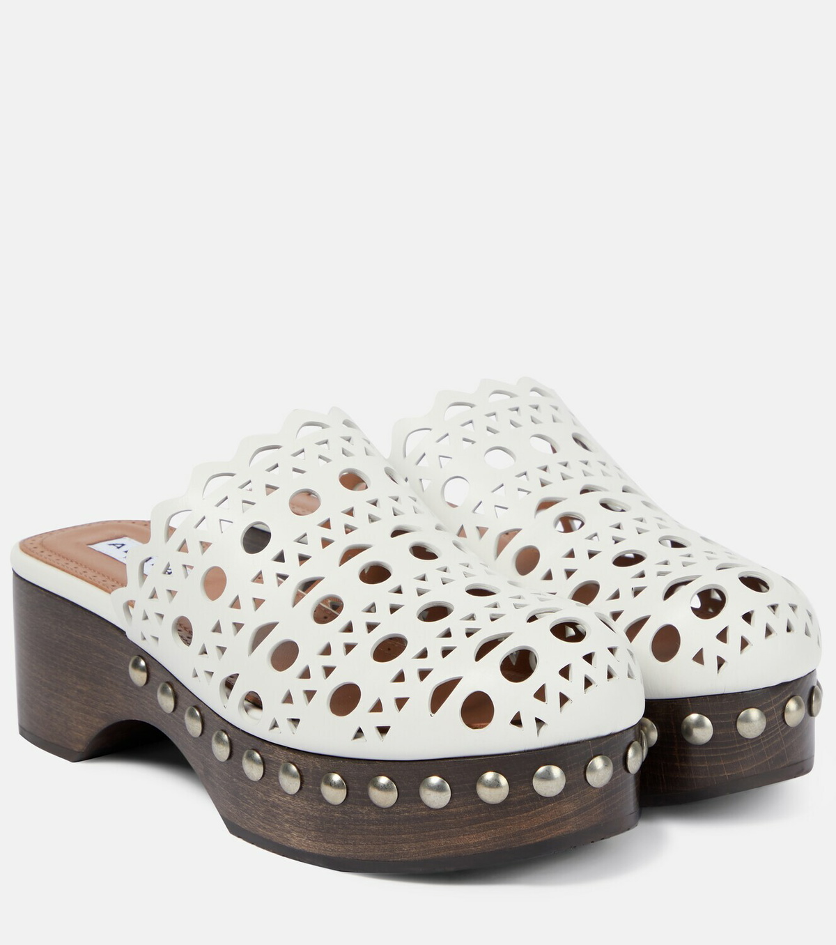 Alaïa Vienne leather clogs ALAÏA