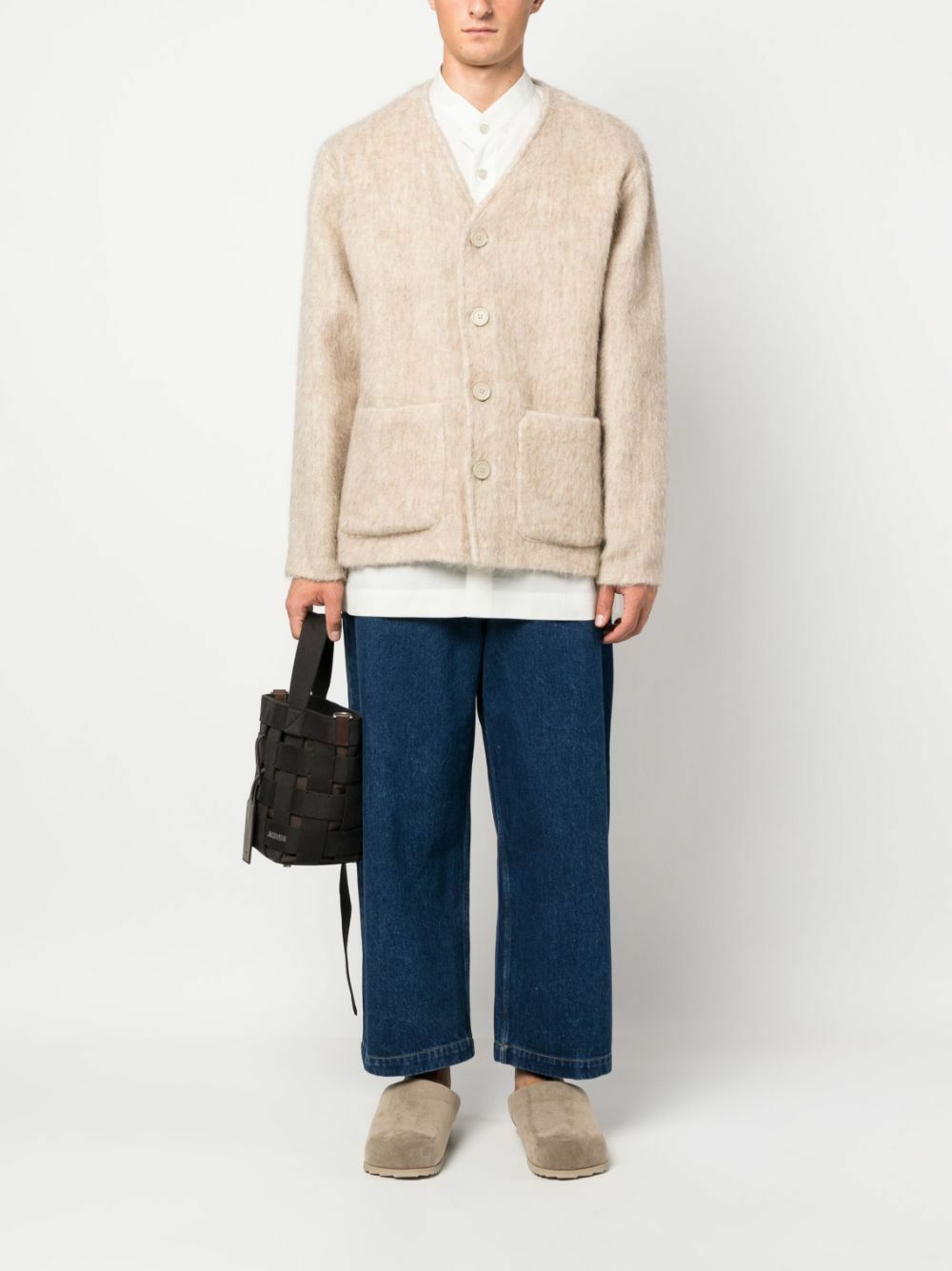 Studio Nicholson Blue Paolo Wide-Leg Jeans Studio Nicholson