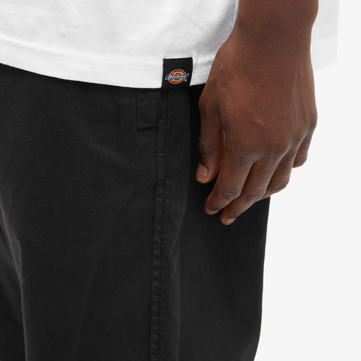 Dickies Men's Regular Fit T-Shirt - 2 Pack in White Dickies Construct