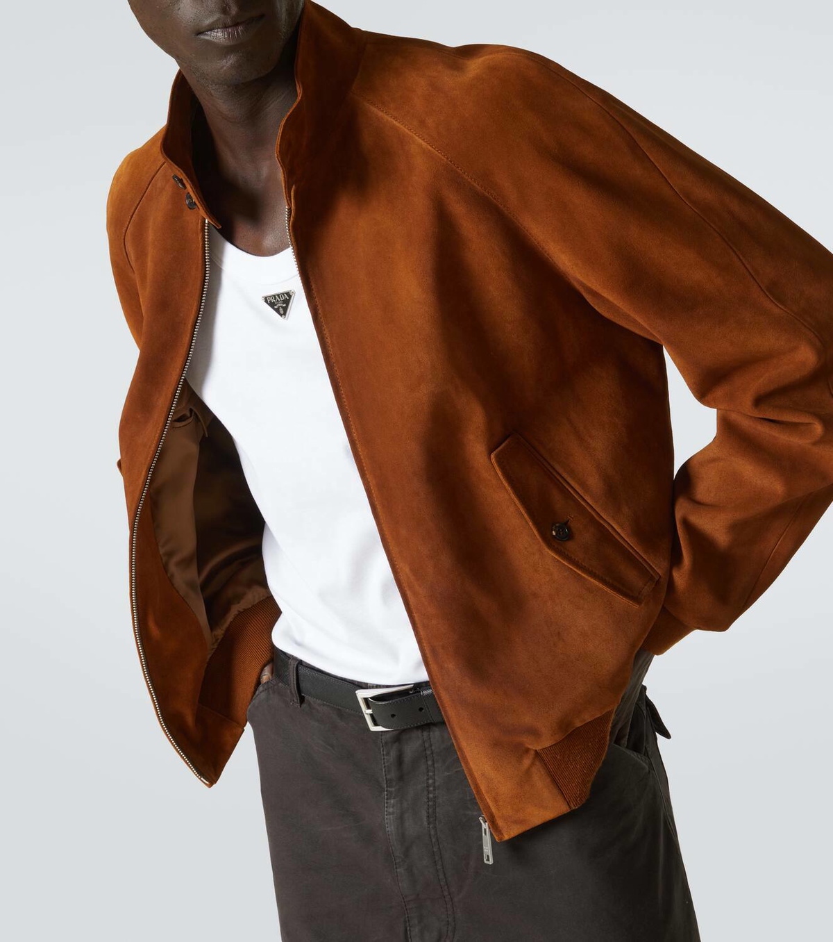 Prada Suede bomber jacket Prada