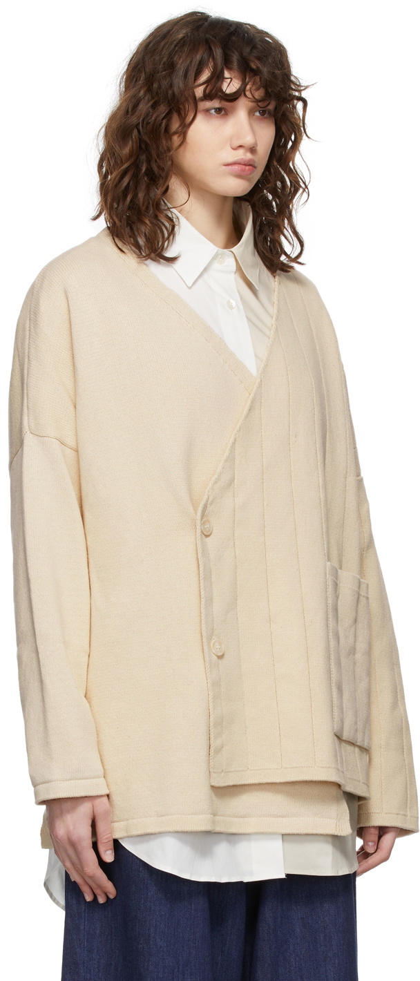 CORDERA Beige Asymmetric Jacket CORDERA