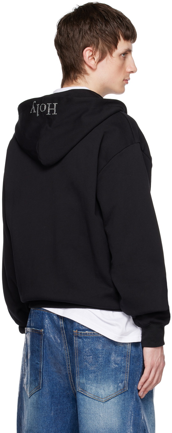 Praying SSENSE Exclusive Black Holy Trinity Hoodie Praying