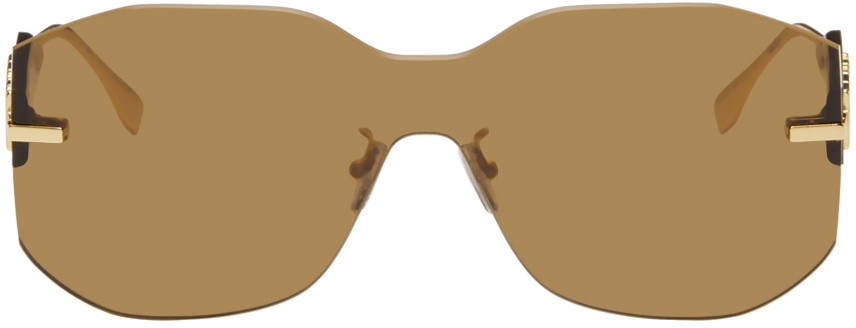 Fendi Gold Fendigraphy Sunglasses Fendi