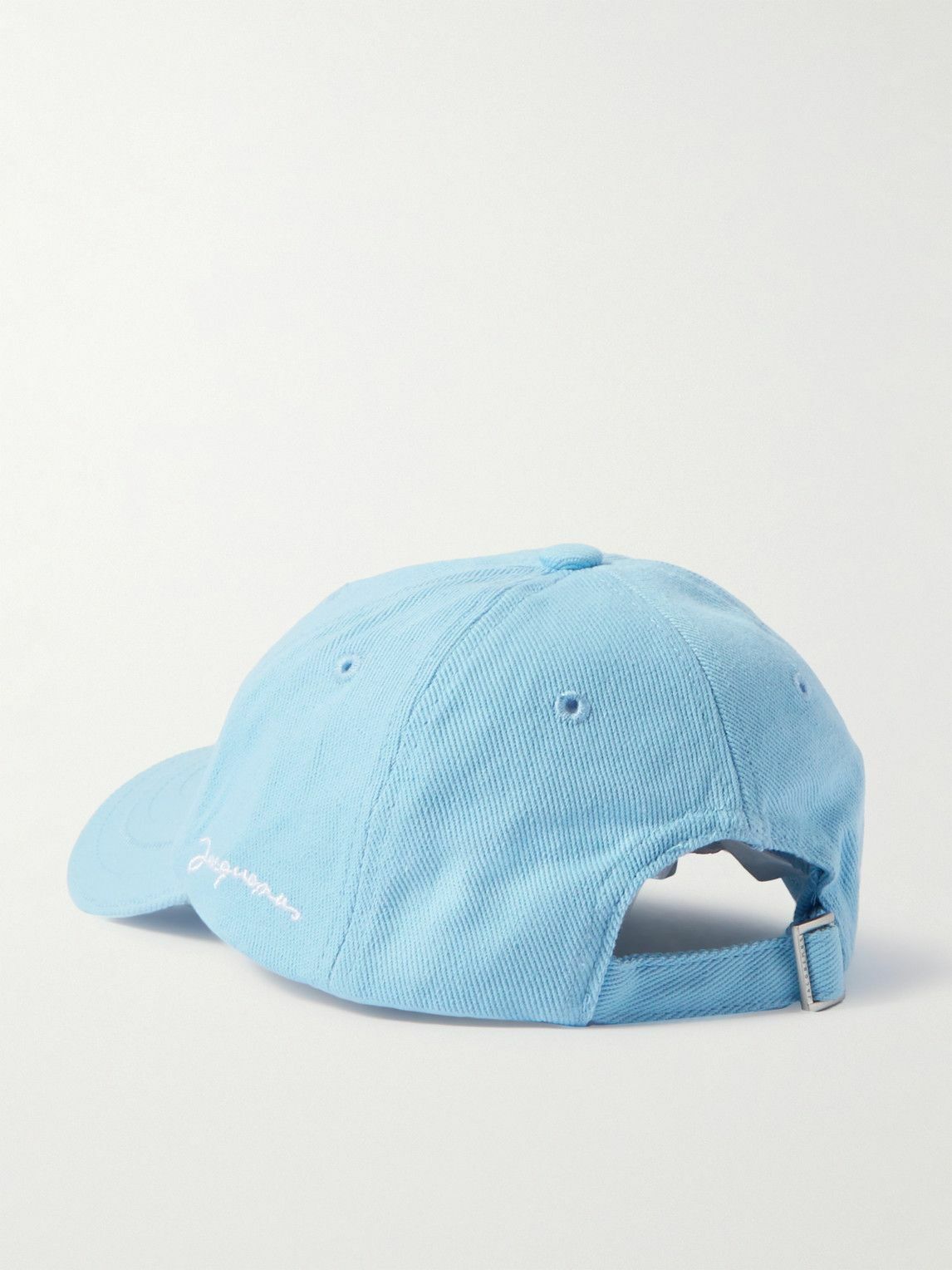 Jacquemus - La Casquette Logo-Embroidered Cotton-Twill Baseball Cap ...