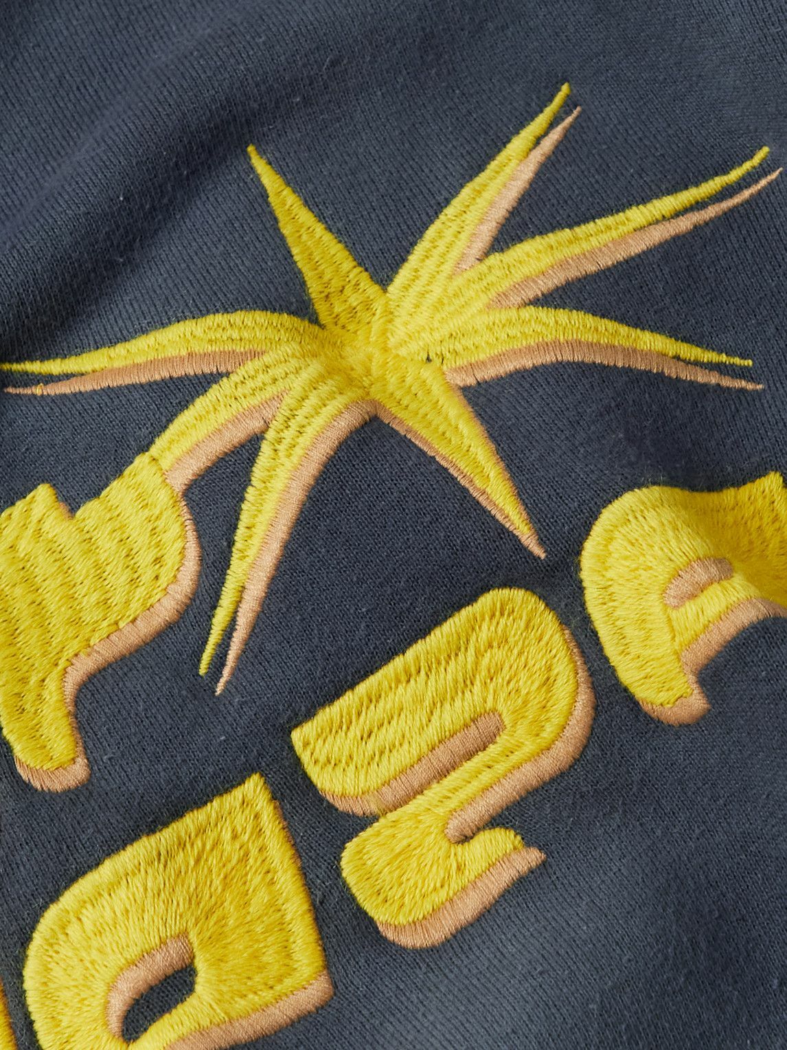 Lost Daze - Logo-Embroidered Paint-Splattered Ombré Cotton-Jersey ...