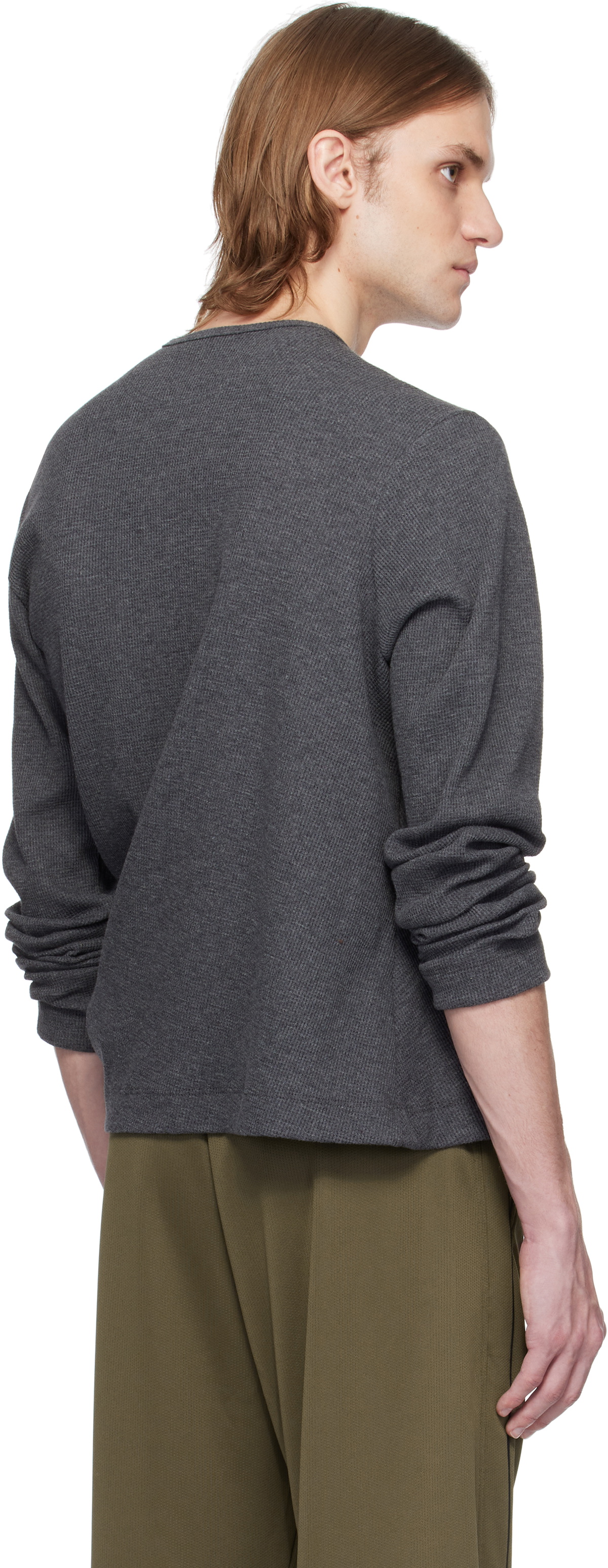 Commission Gray Twisted Henley Commission