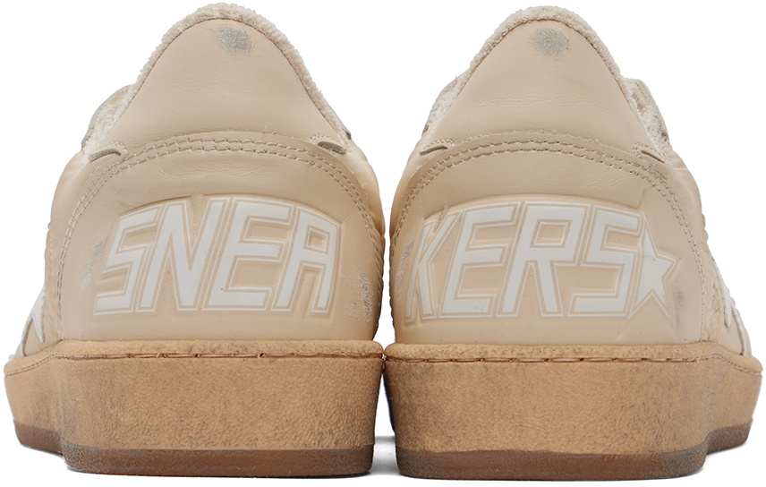 Golden Goose Beige Ball Star Sneakers Golden Goose Deluxe Brand