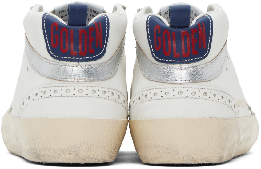 Golden Goose SSENSE Exclusive Off-White Mid Star Sneakers Golden Goose ...