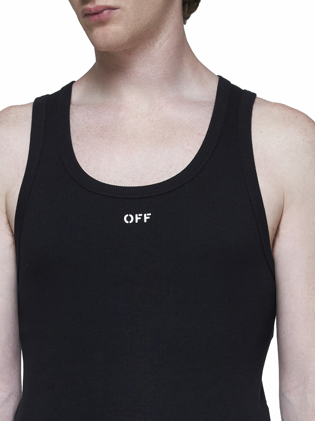 Off-White Tank Top With Logo Off-White