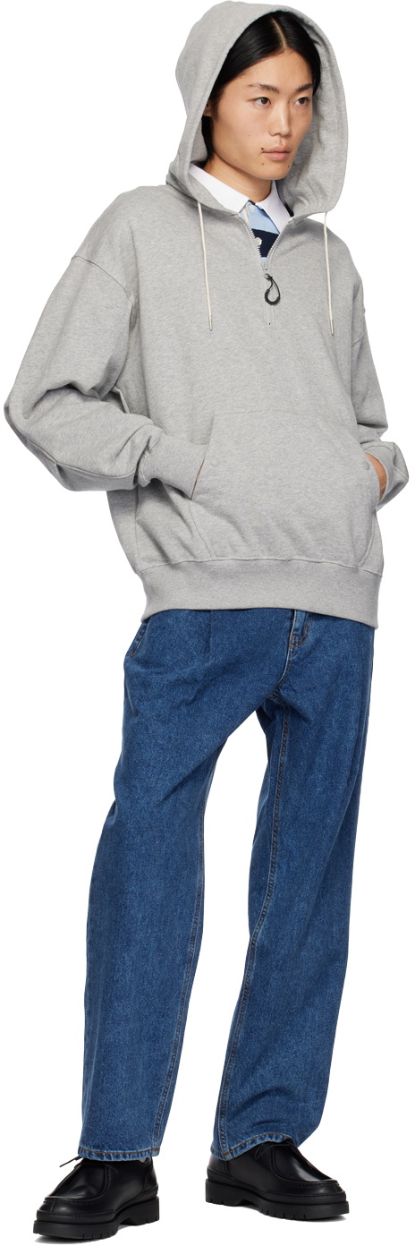 Uniform Bridge Indigo One Tuck Jeans Uniform Bridge