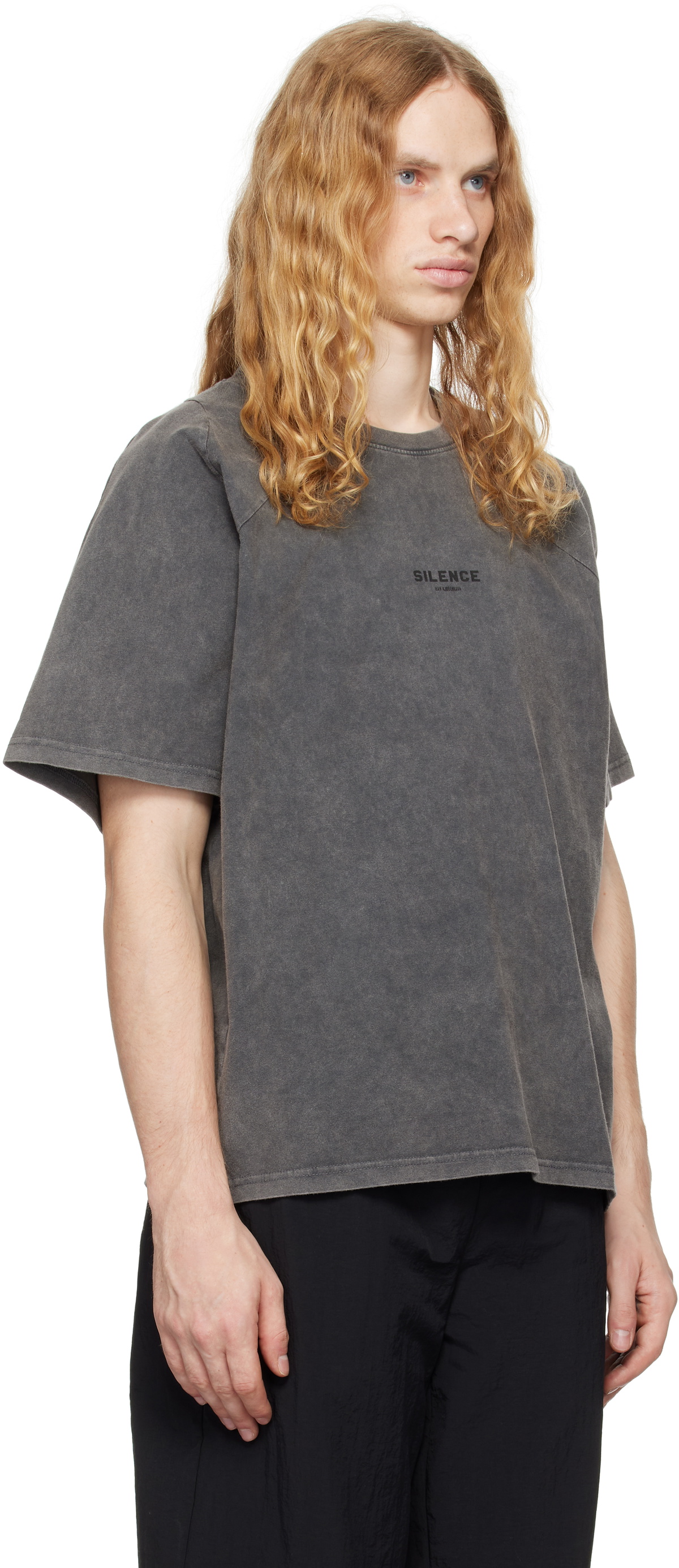 Han Kjobenhavn Gray Raglan T-shirt Han Kjobenhavn