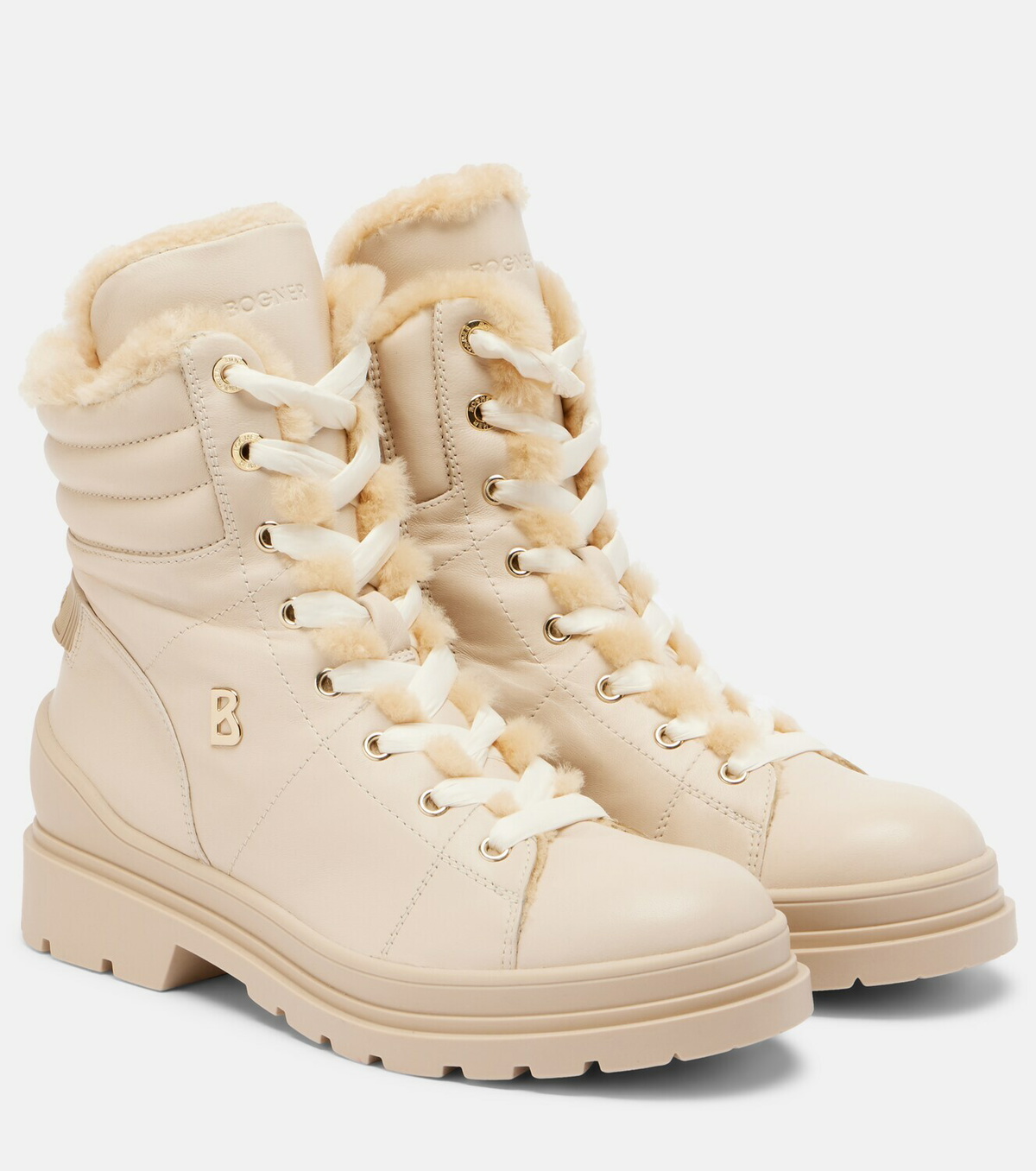 Bogner St Moritz leather lace-up boots Bogner