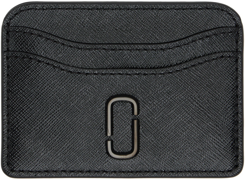 Marc Jacobs Black 'The Snapshot DTM' Card Holder Marc Jacobs