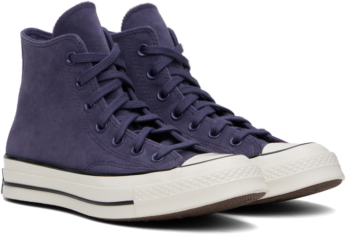 Converse Purple Chuck 70 Heritage Suede Sneakers Converse