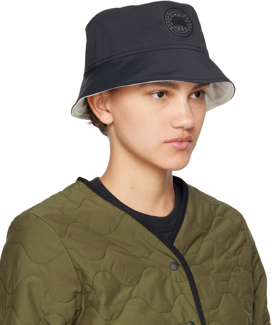 Canada Goose Black Horizon Reversible Bucket Hat Canada Goose