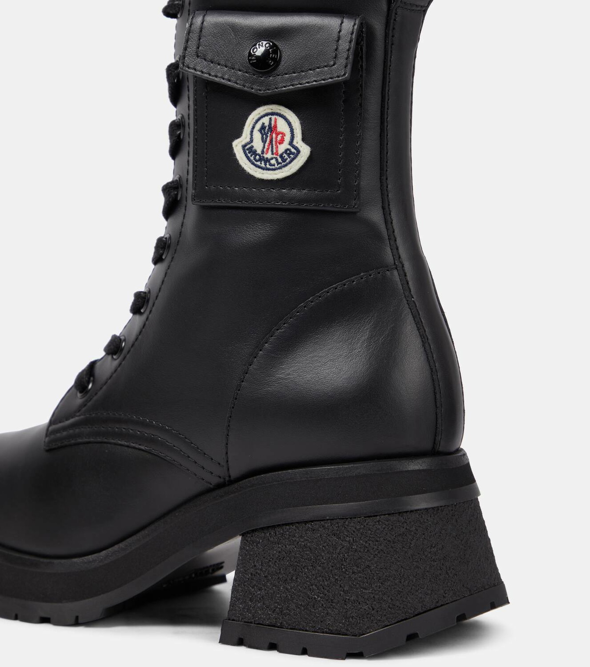 Moncler Gigi leather ankle boots Moncler