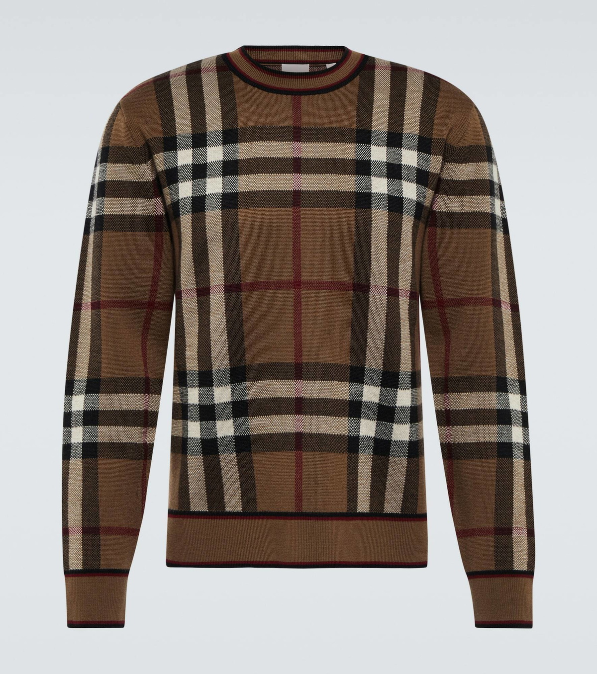 Burberry - Checked wool sweater Burberry