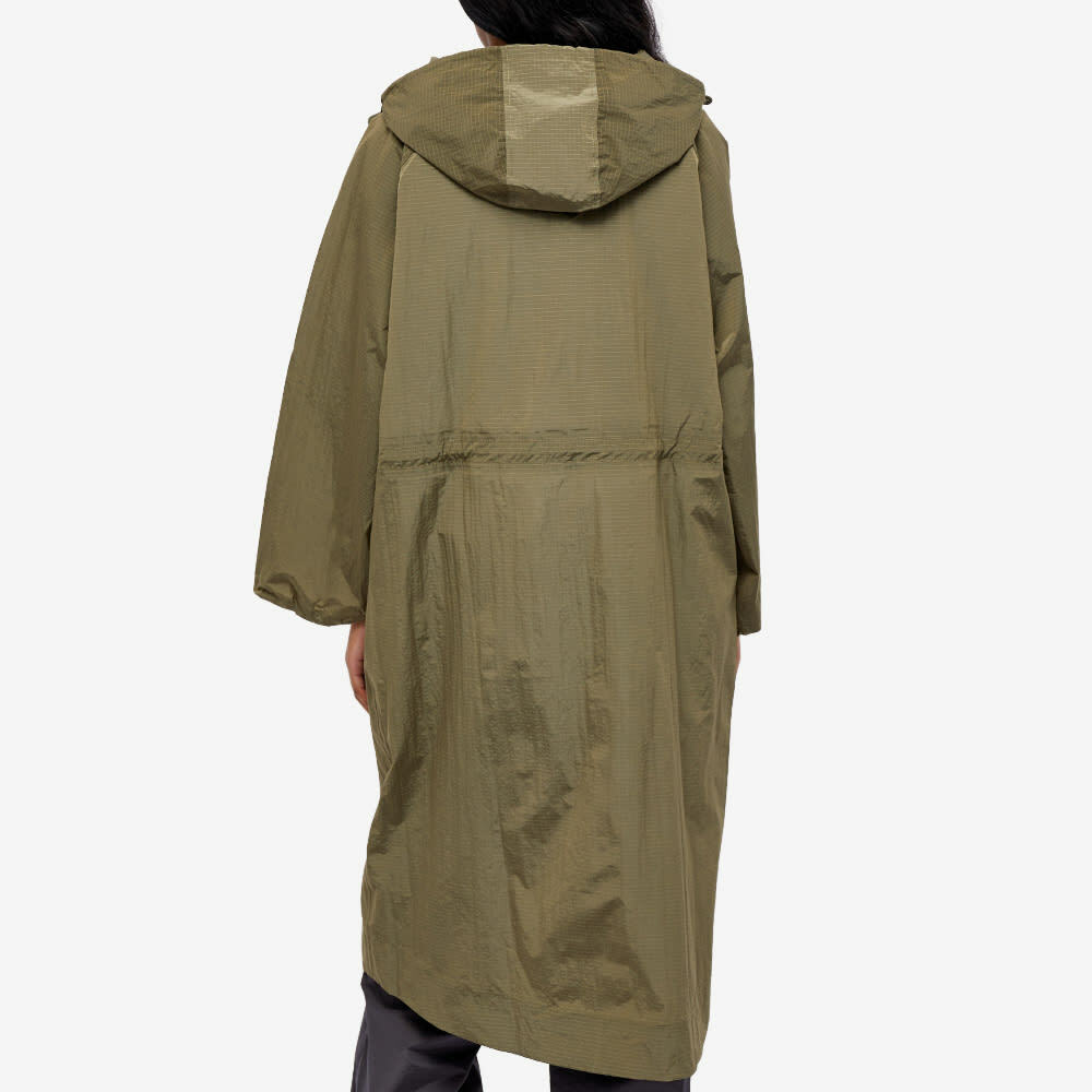 GANNI Women's Software Logo Parka Jacket Coat in Kalamata GANNI