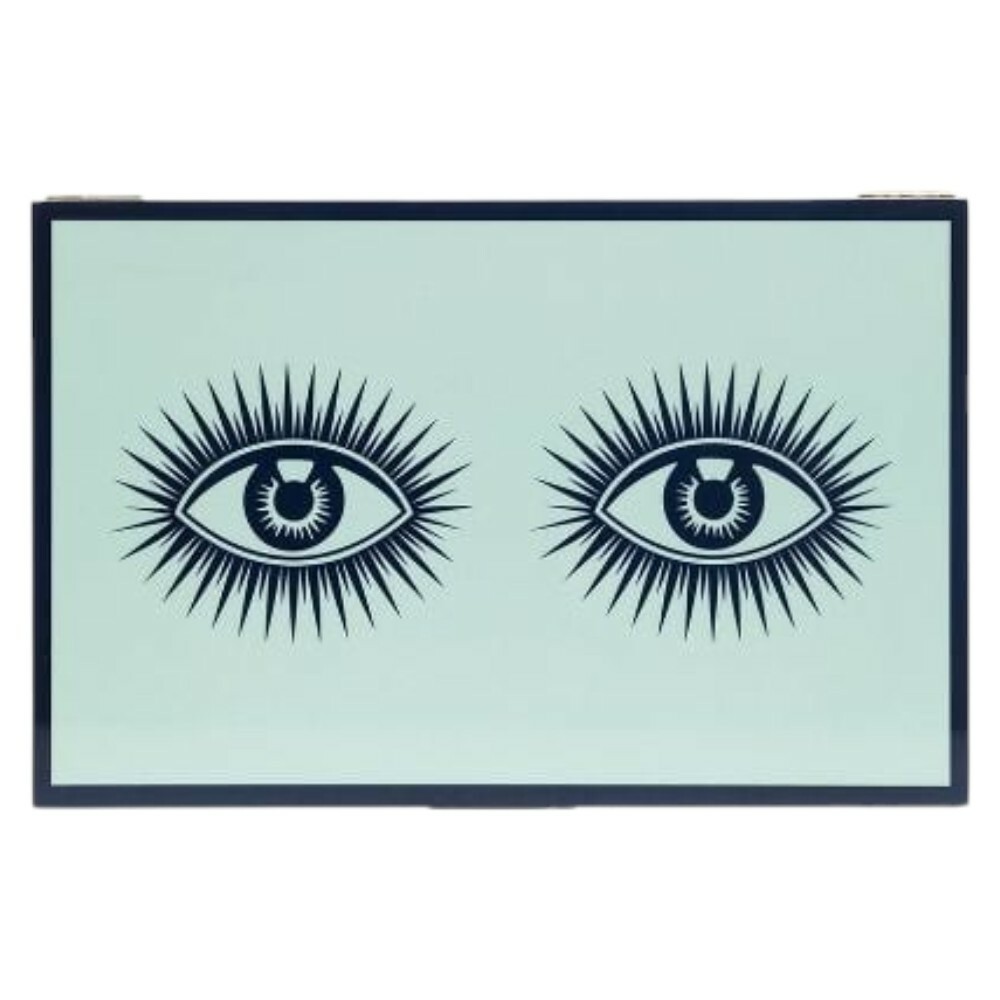 Jonathan Adler Blue Le Wink Jewellery Box Jonathan Adler