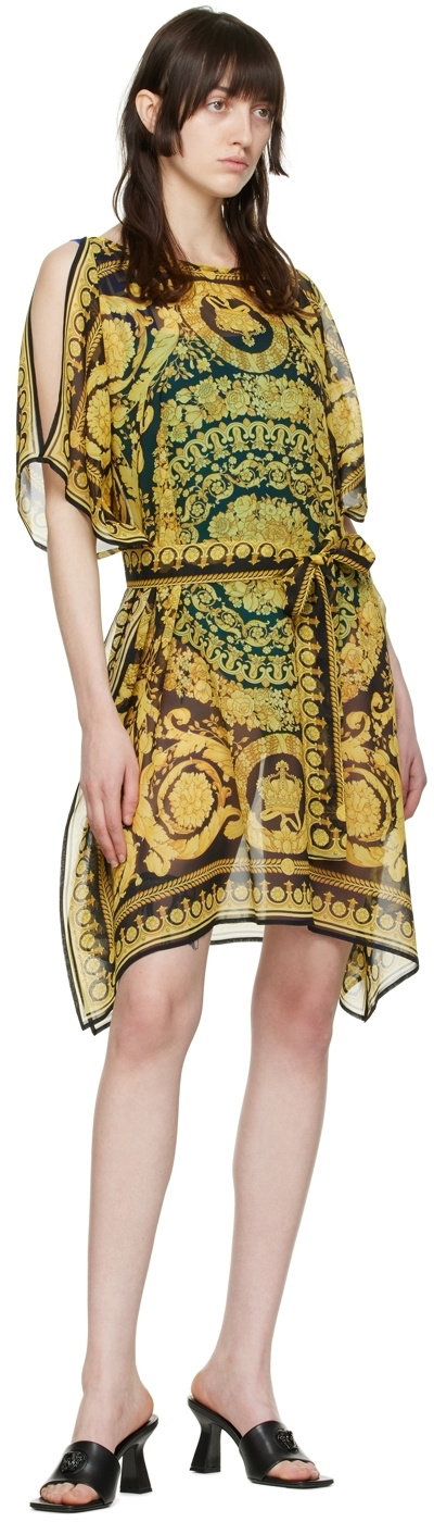 Versace Underwear Black Barocco Cover Up Dress Versace Underwear