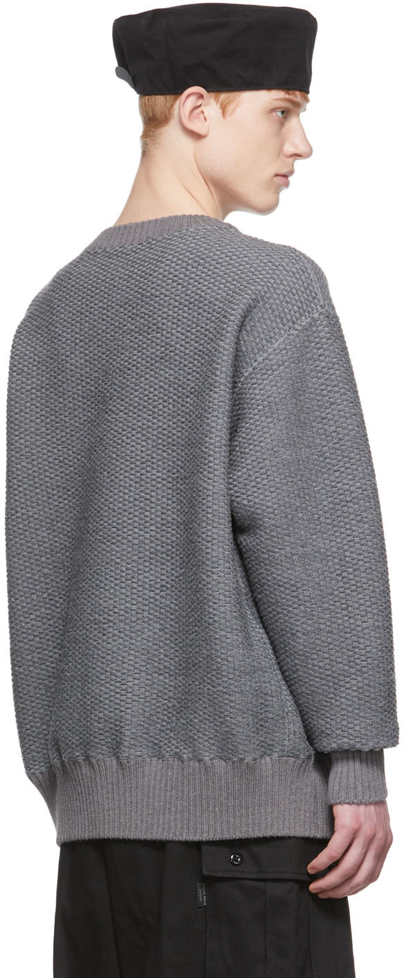 Undercover Grey Polyester Sweater Undercover Undercover Grey Polyester Sweater Undercover