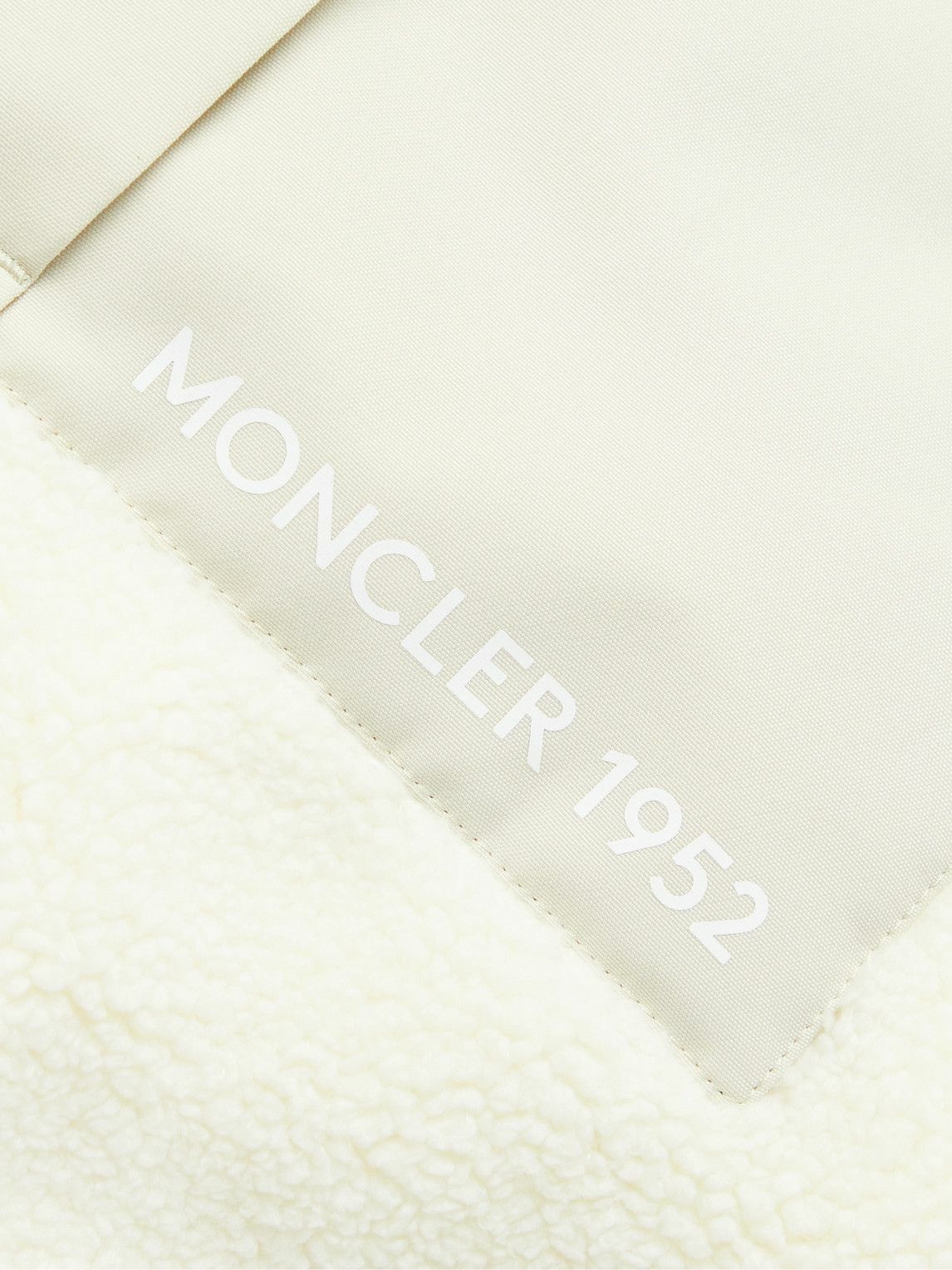 Moncler Genius - 2 Moncler 1952 Logo-Print Shell-Panelled Fleece Hooded ...