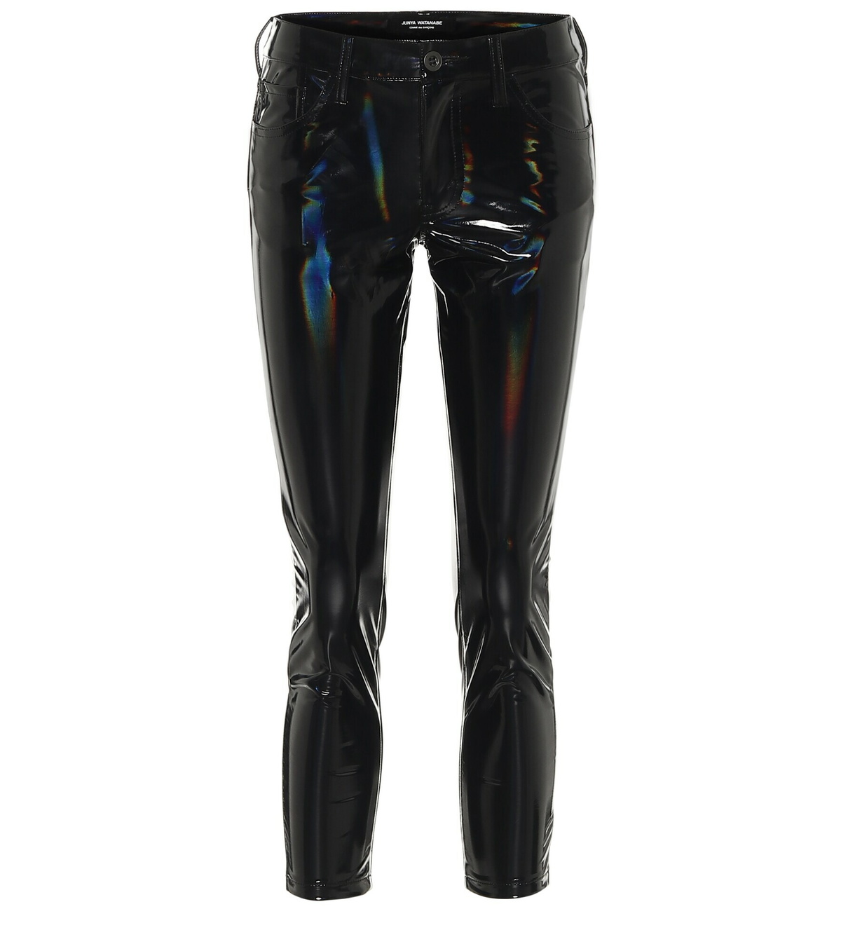 Junya Watanabe - High-rise skinny PVC pants Junya Watanabe