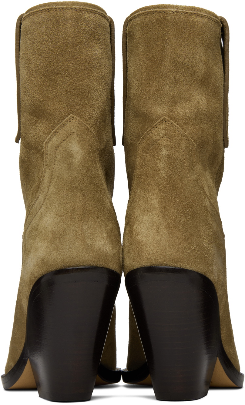 Isabel Marant Taupe Leyane Boots Isabel Marant