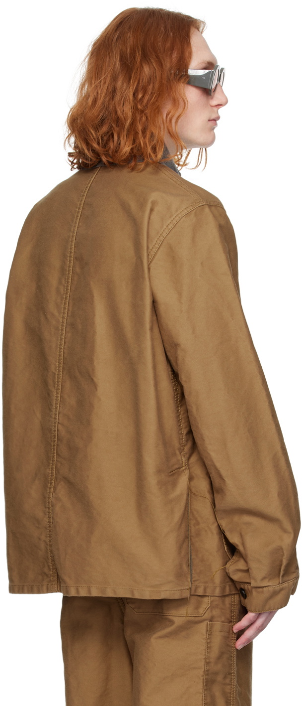 sacai Beige Loose Thread Jacket Sacai