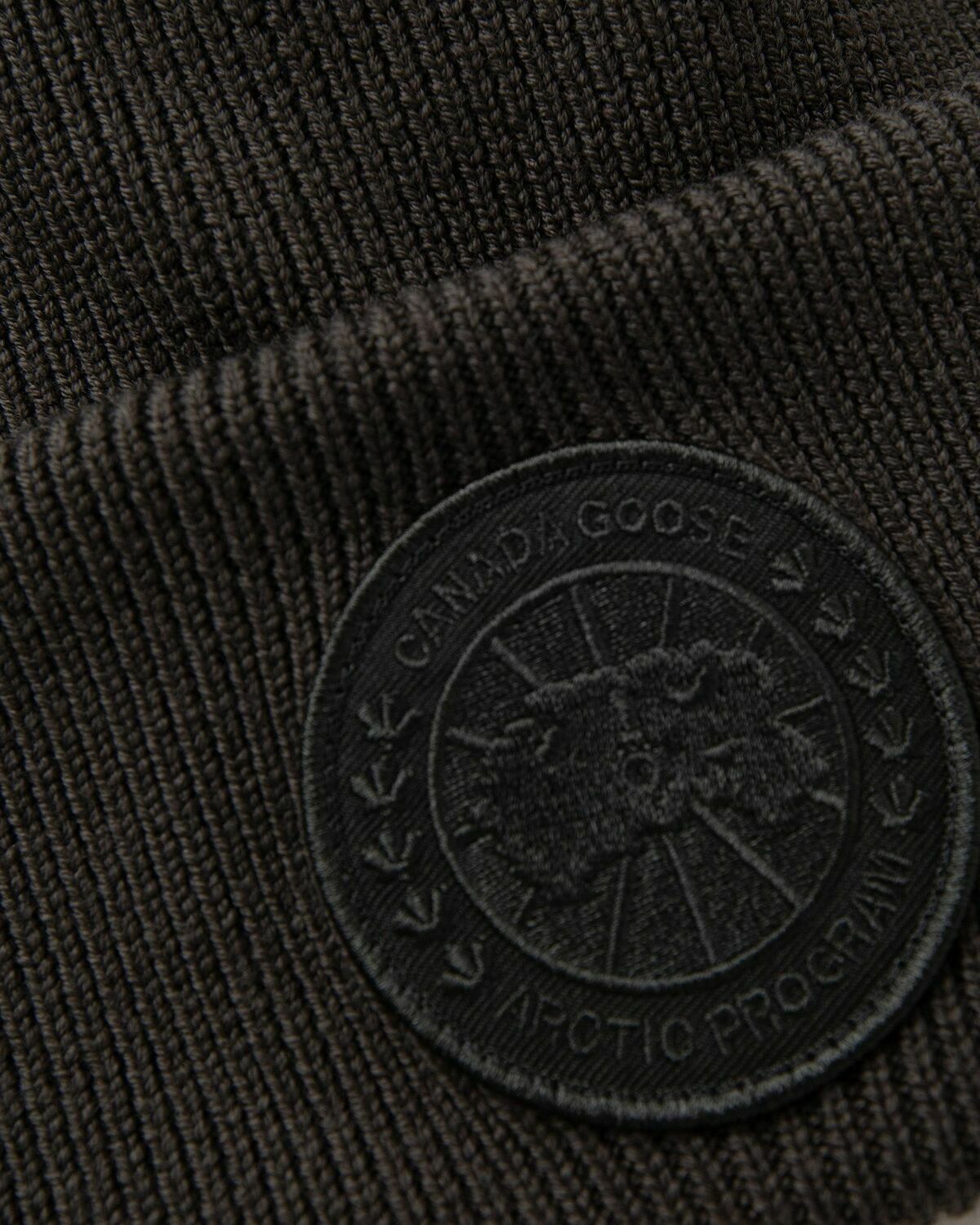 Canada Goose Arctic Toque Garment Dye Black Beanies Canada Goose