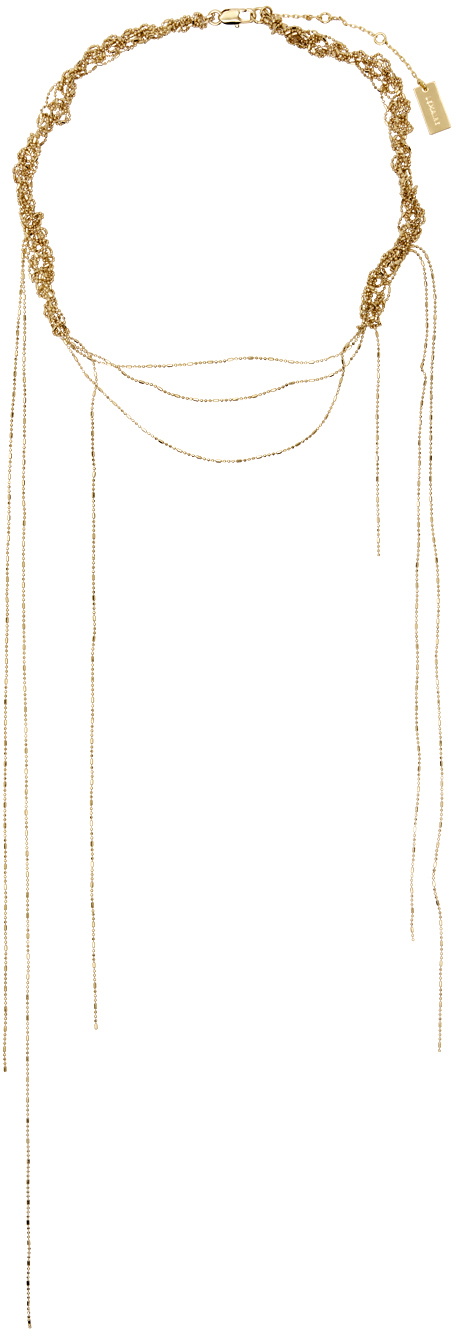 LEMAIRE Gold Tangle Necklace Lemaire