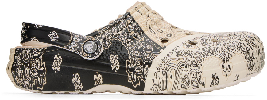 Crocs Tan Classic Lined Bandana Clogs Crocs