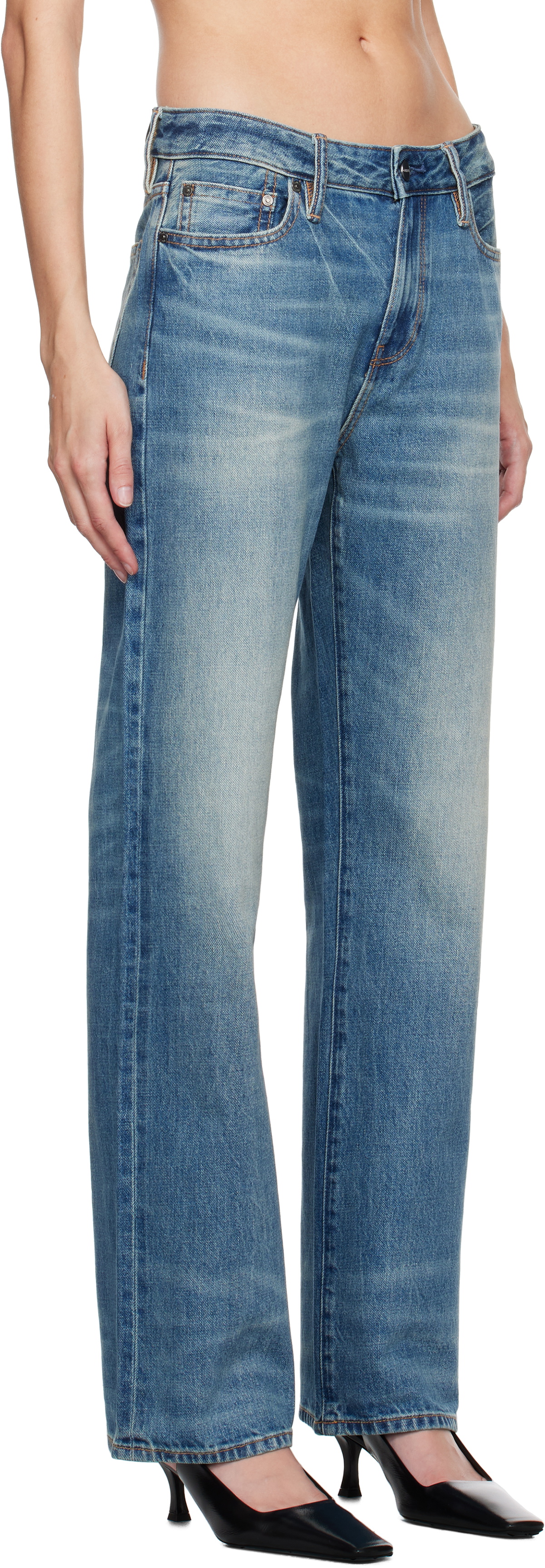 Calvin Klein Blue Halo New Loose Selvedge Jeans Calvin Klein