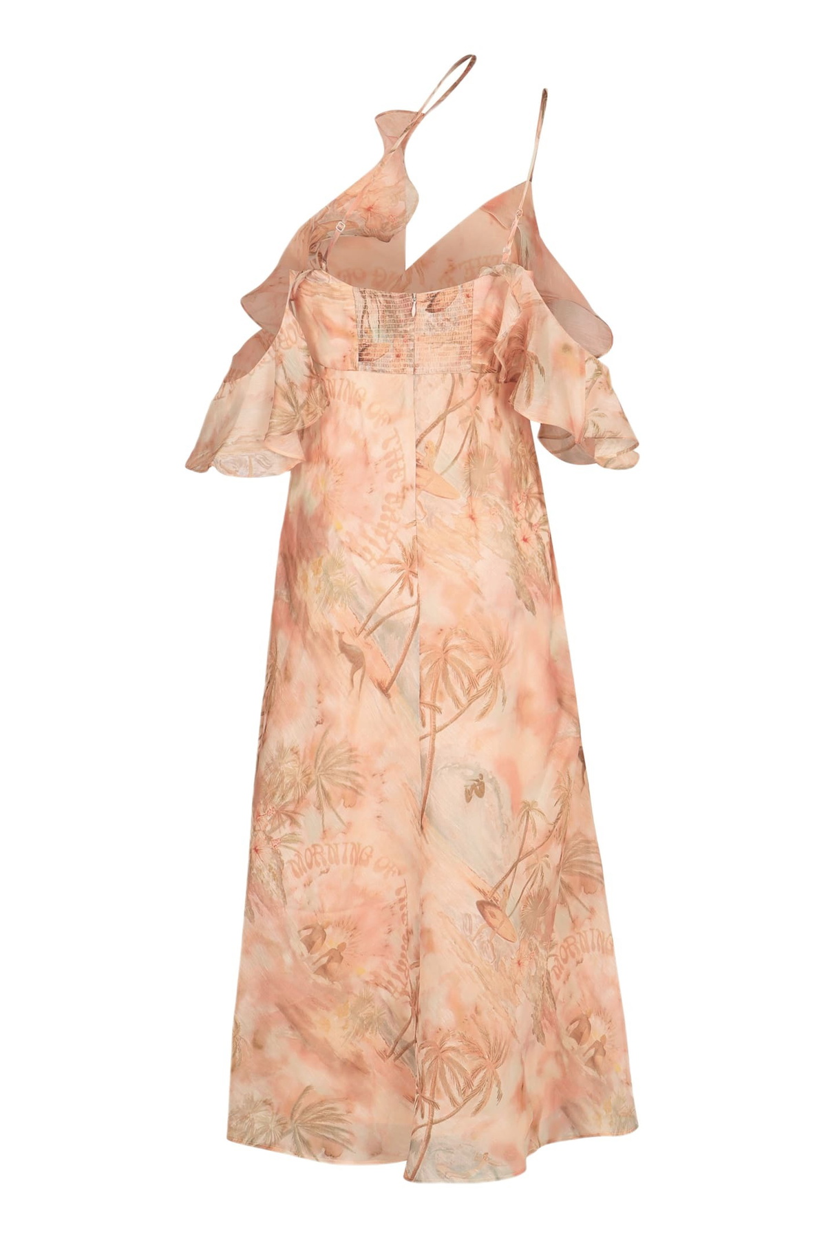 Zimmermann Illuminate Flutter Printed Dress Zimmermann