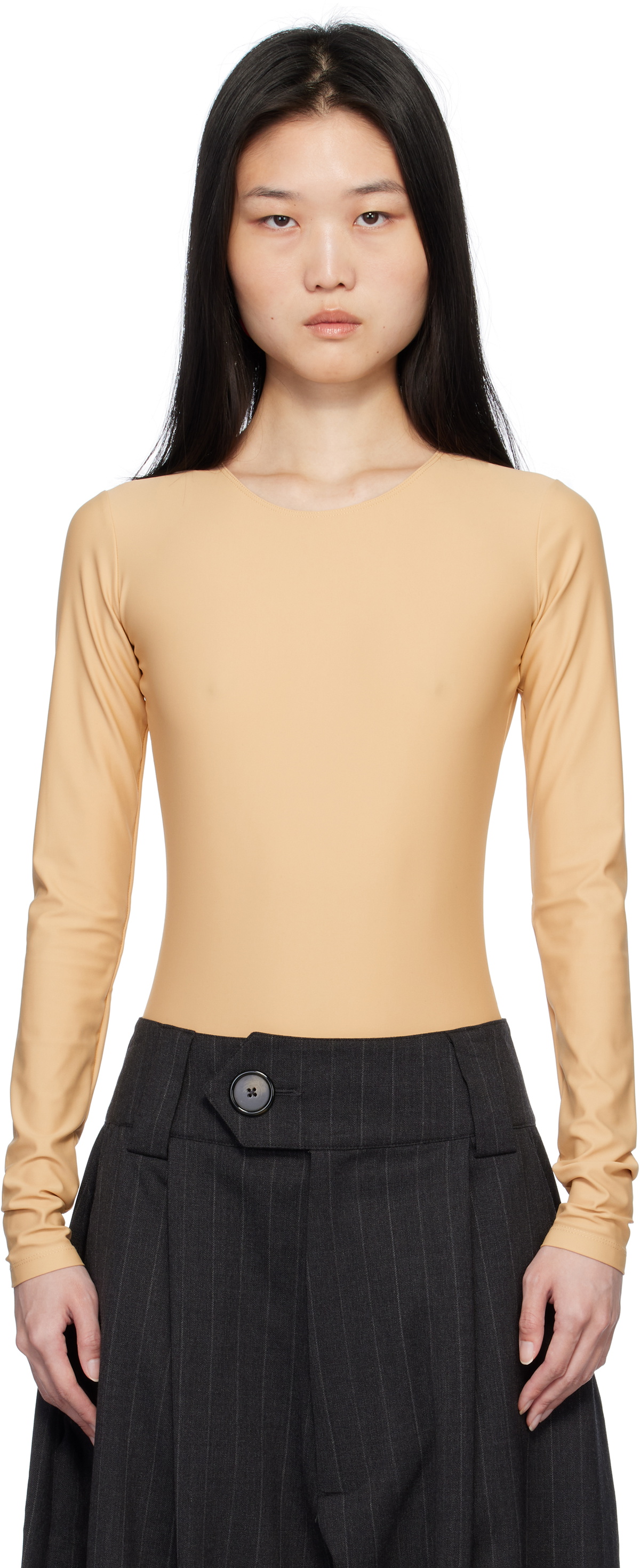 ABRA Beige 'Body' Bodysuit ABRA