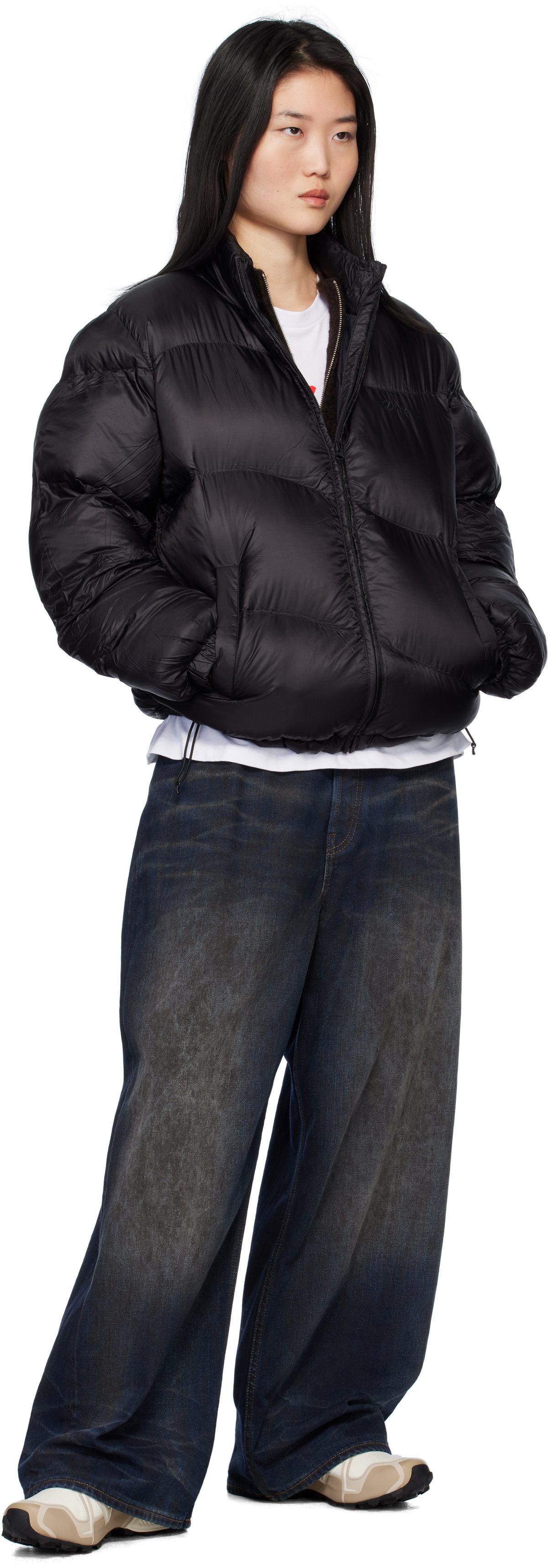 Dime Black Classic Ripstop Puffer Jacket Dime