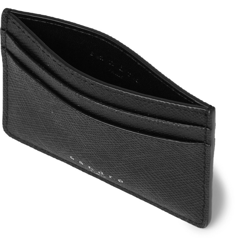 Sandro - Saffiano Leather Cardholder - Black Sandro