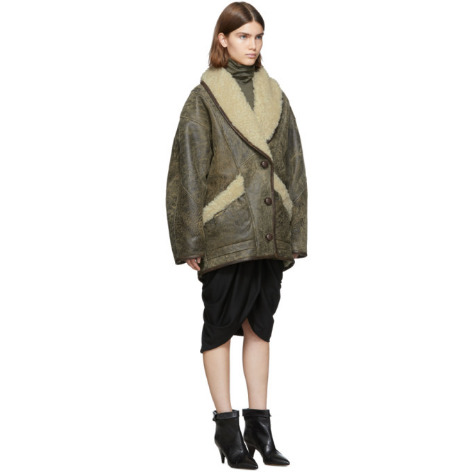Isabel Marant Brown Shearling Audrina Coat Isabel Marant