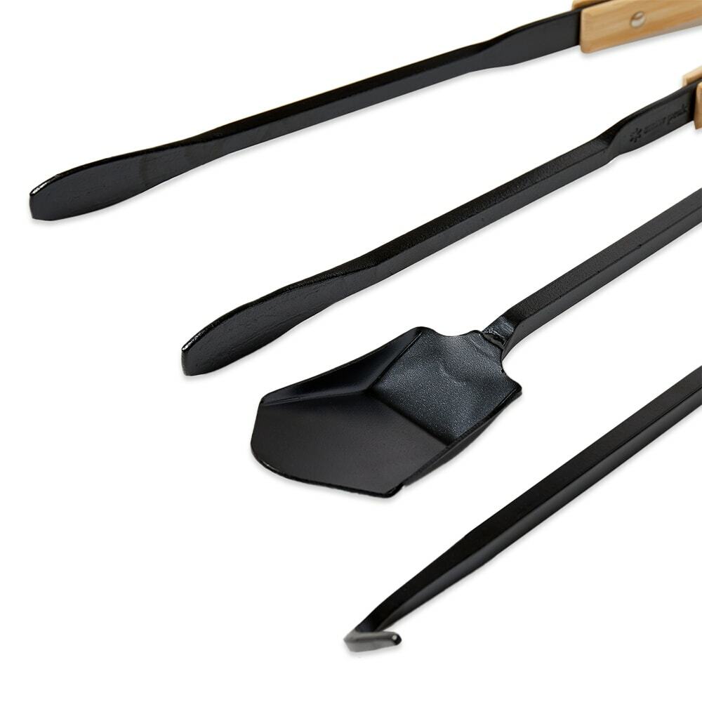 Snow Peak Fire Tool Set Pro in Black Snow Peak