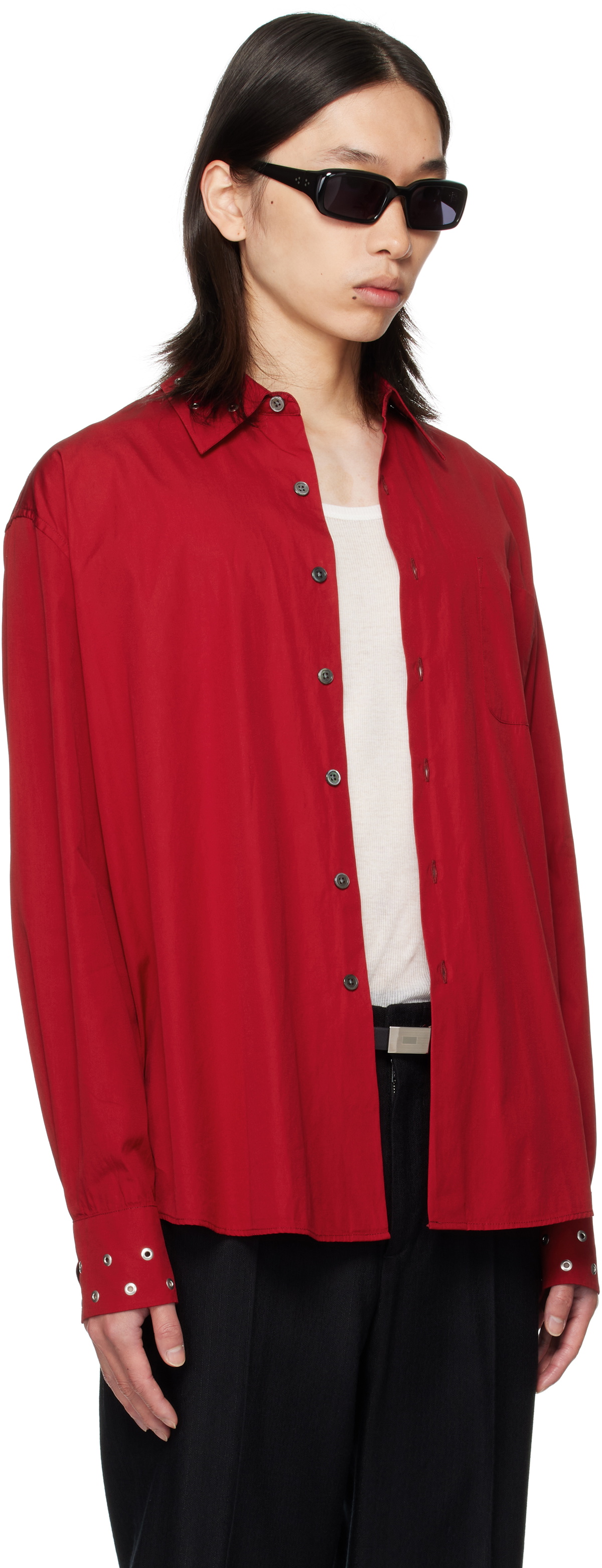 OUR LEGACY Red Above Shirt Our Legacy